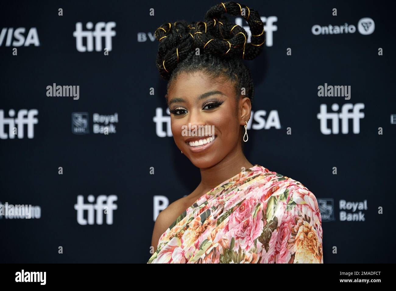 Lyric Ross attends the premiere of "Wendell & Wild" at the Princess of ...