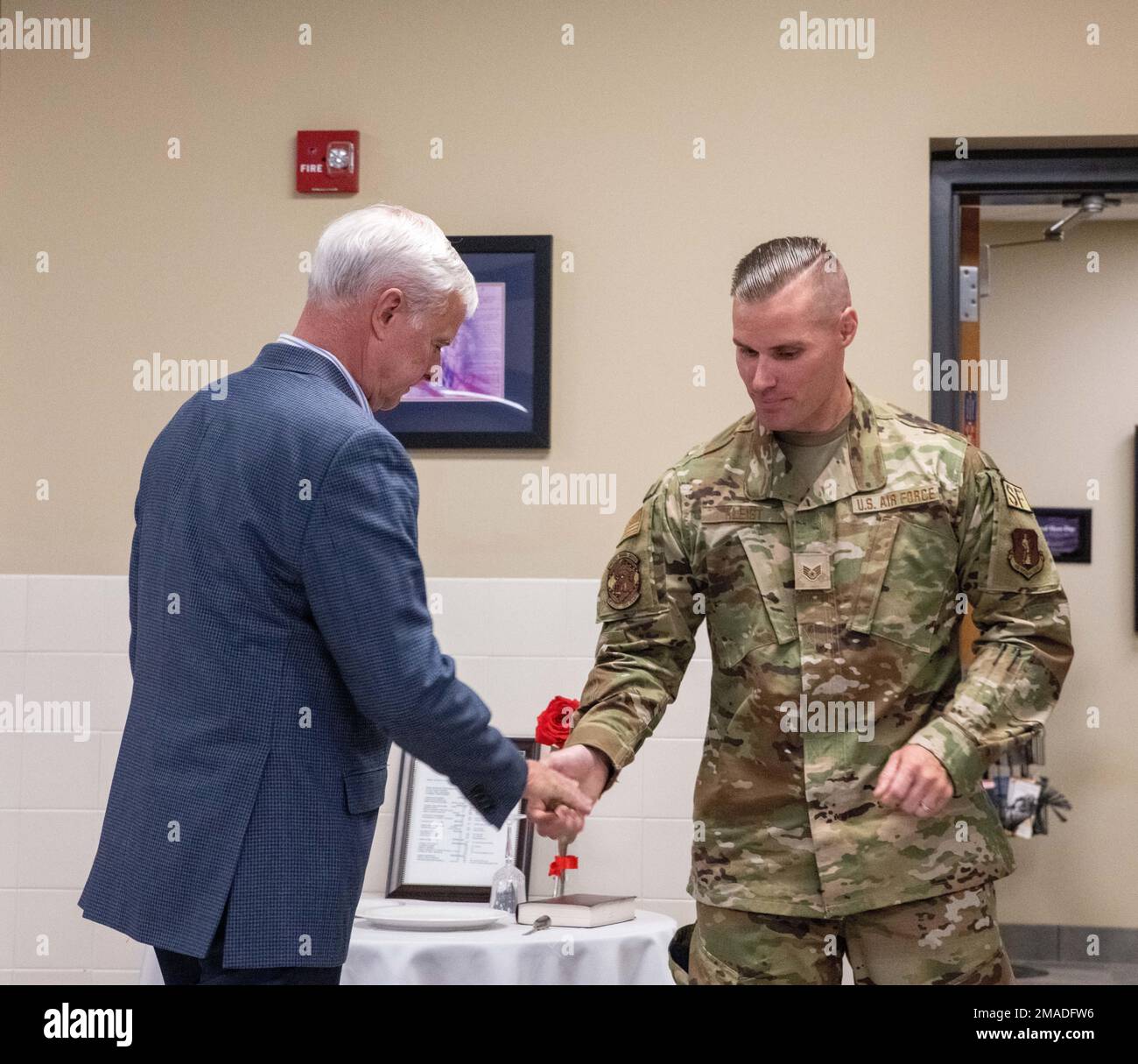 Congressman Steve Womack, Arkansas’ 3rd District, “coins” Staff Sgt ...