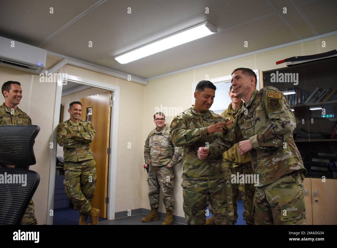 U.S Air Force Capt. Mike Addis, the troop commander of the 442d ...