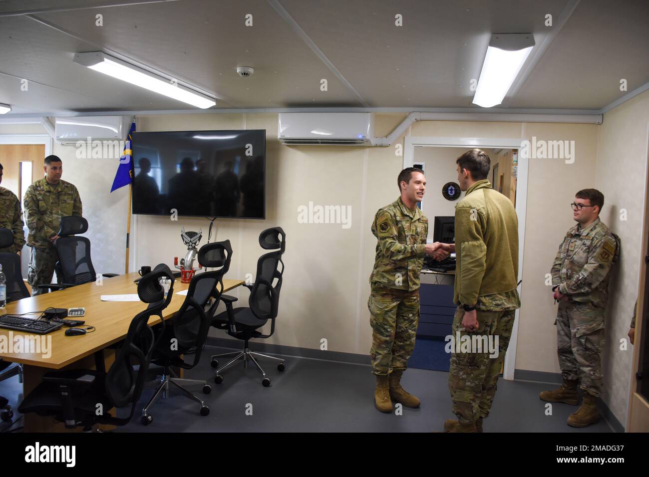 U.S Air Force Capt. Mike Addis, the troop commander of the 442d ...