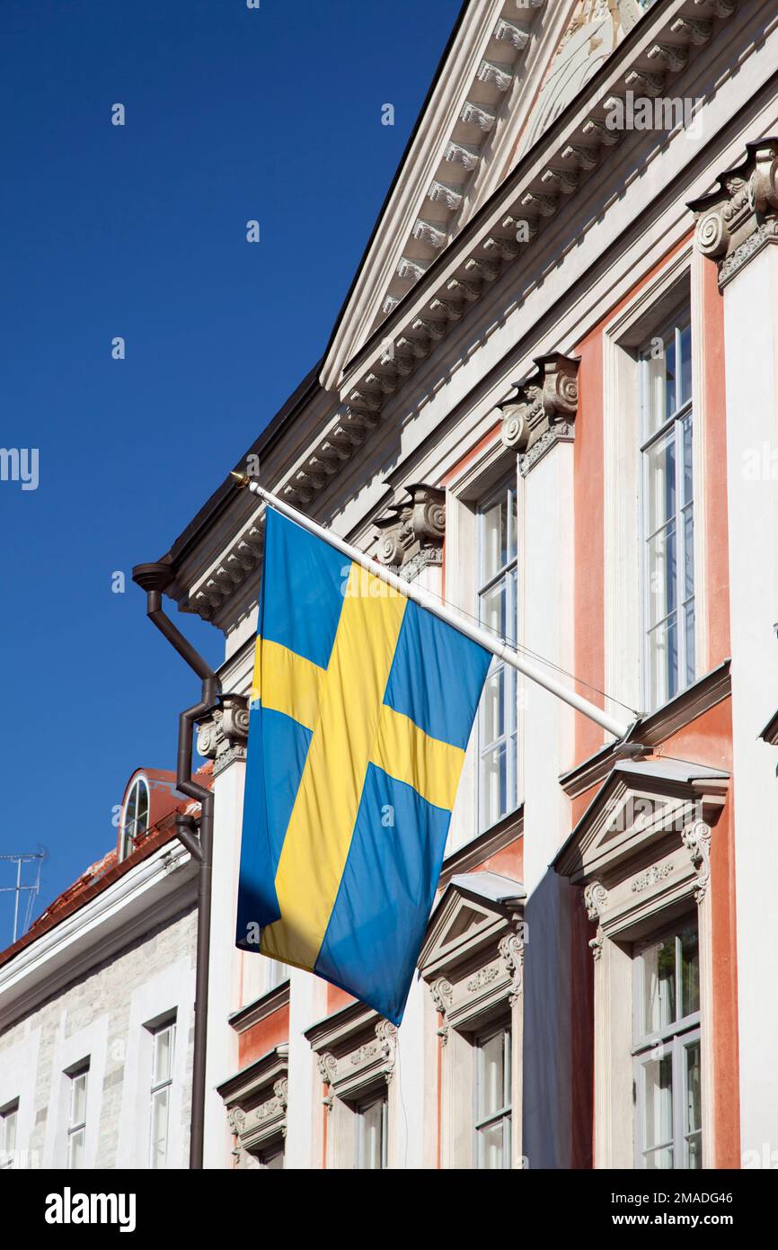 Estonia, Tallinn, the Swedish embassy building Stock Photo - Alamy