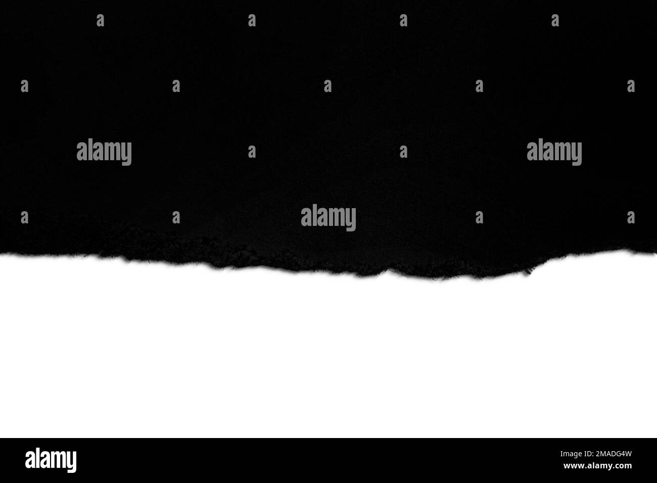 Black torn paper. Contrast. isolated Stock Photo - Alamy