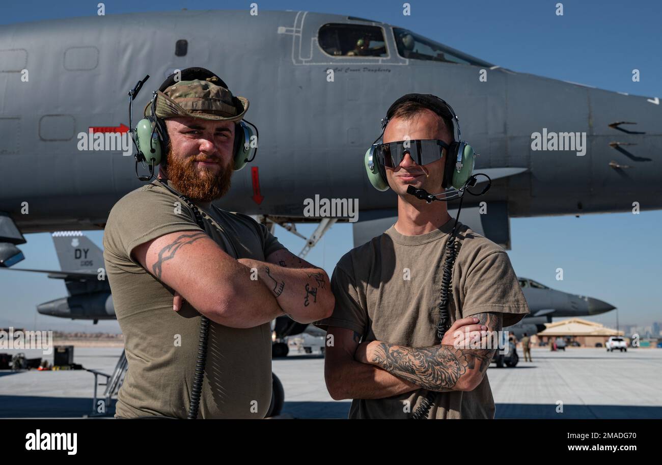 Senior Airman Tristan Austin and Staff Sgt. Korey Queen, both crew ...