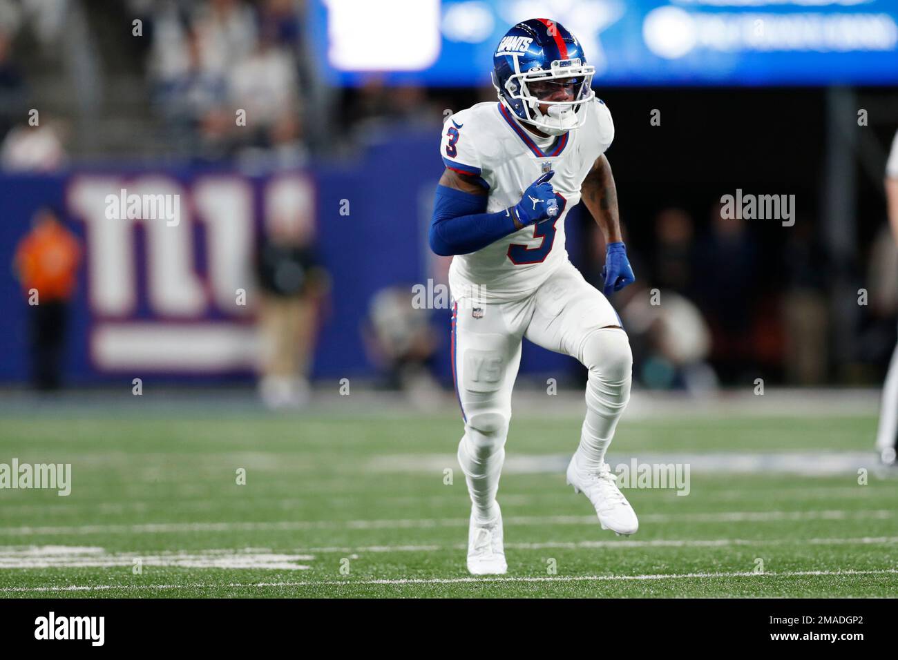 New York Giants wide receiver Sterling Shepard (3) runs a route during ...