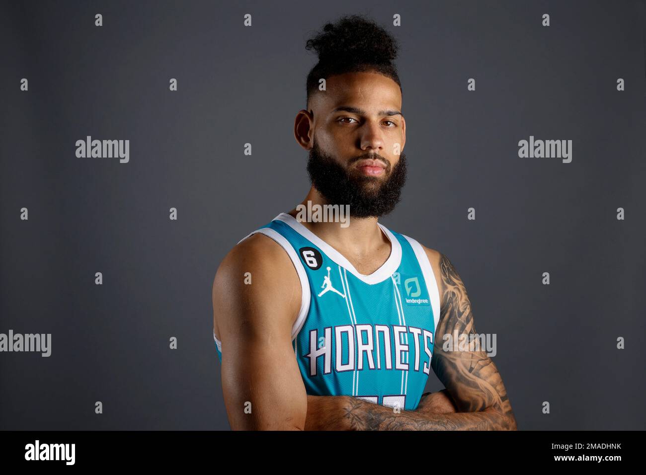 Charlotte Hornets forward Cody Martin at the NBA basketball's team ...
