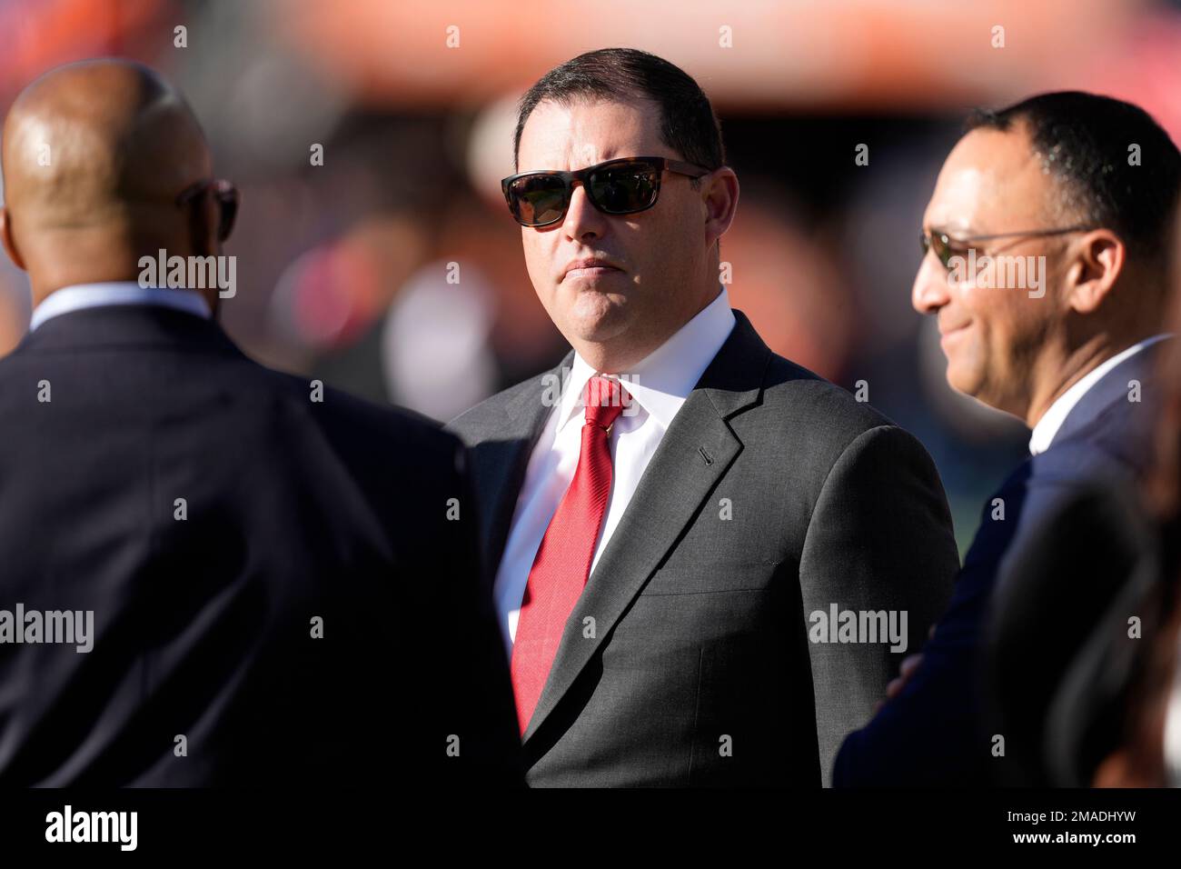Jed York, chief executive officer of the San Francisco 49ers, before an ...