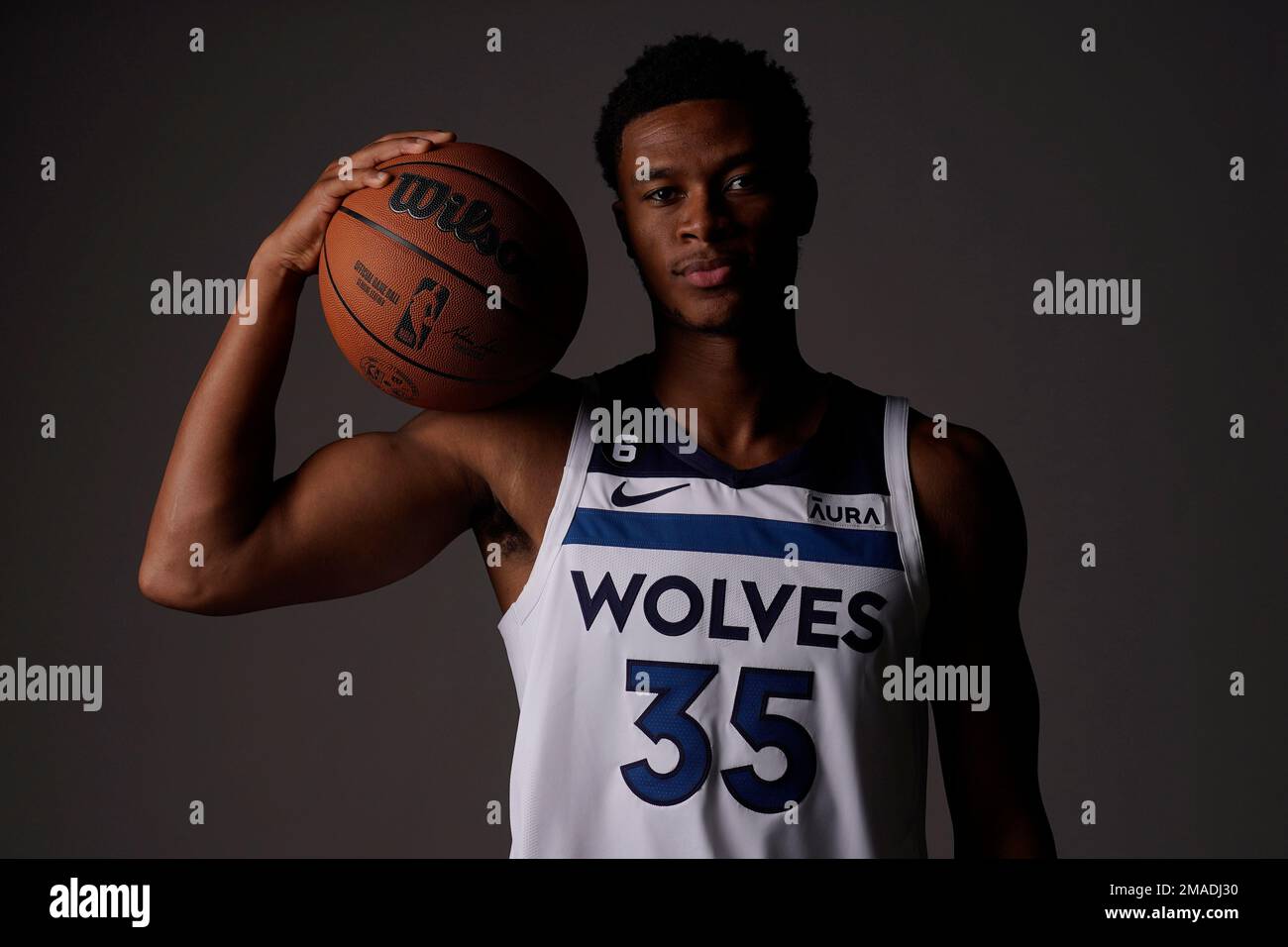 Minnesota Timberwolves' PJ Dozier poses during the NBA basketball team ...