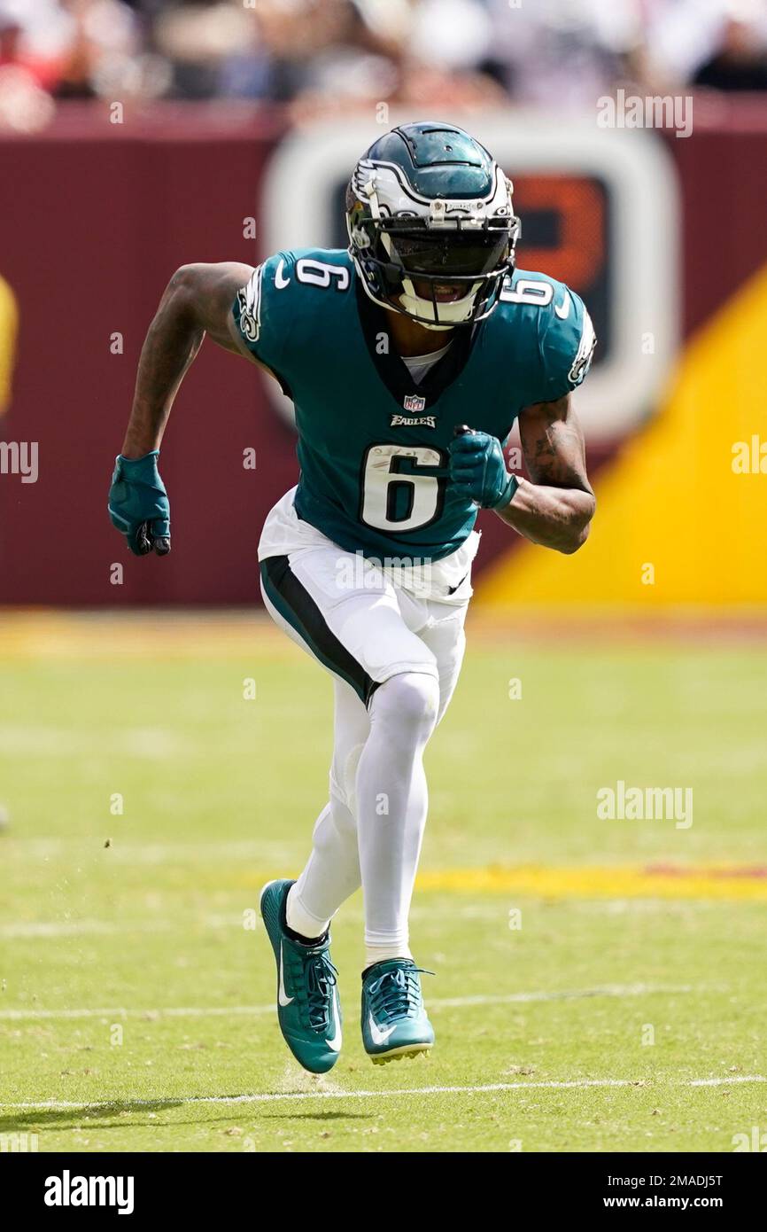 Philadelphia Eagles wide receiver DeVonta Smith (6) in action during ...