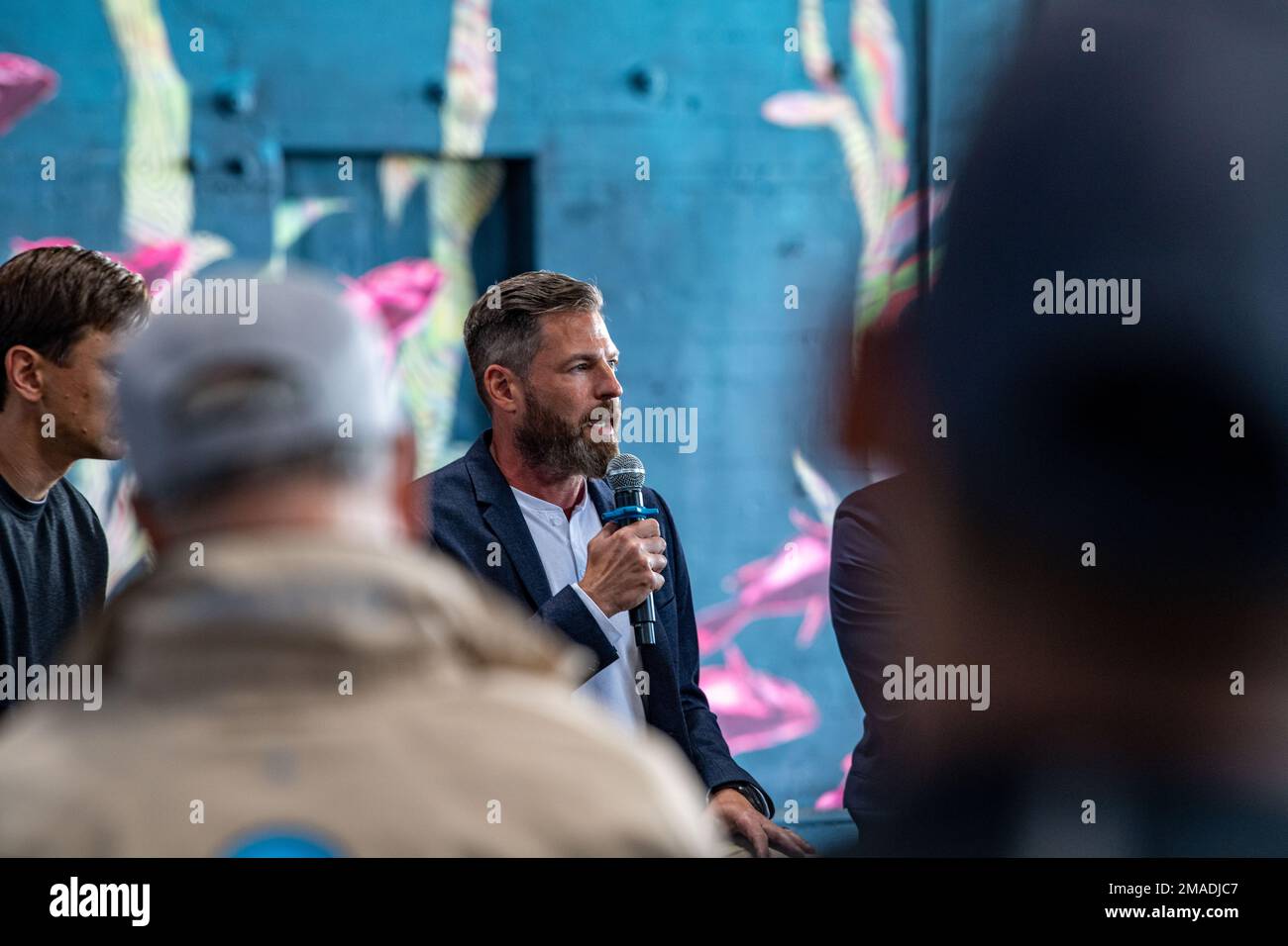 SAN PEDRO (May 25, 2022) - Brian Goldstein, executive director of ...