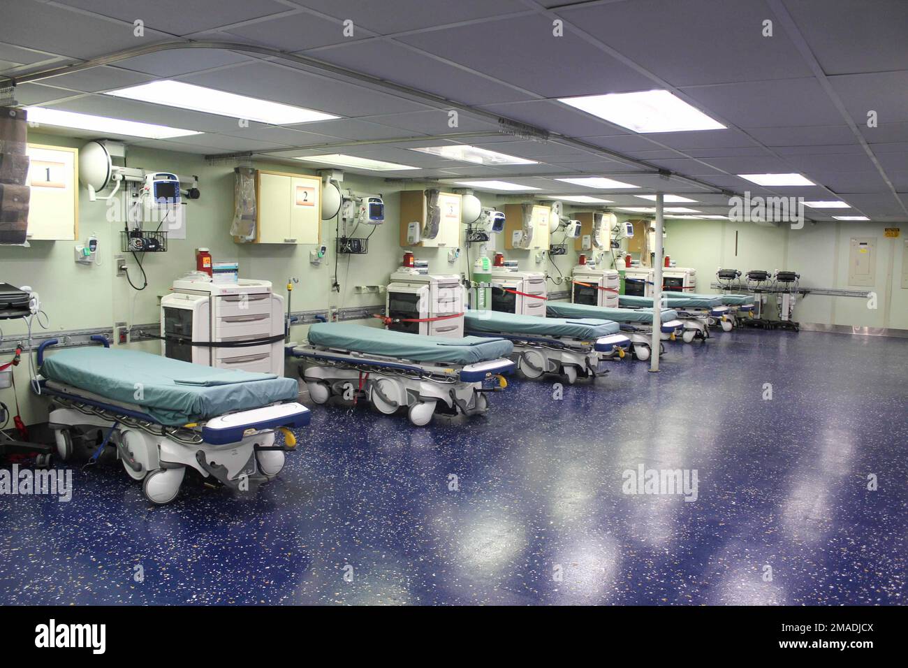 NAVAL BASE GUAM (May 26, 2022) - Pictured is the operating room onboard ...