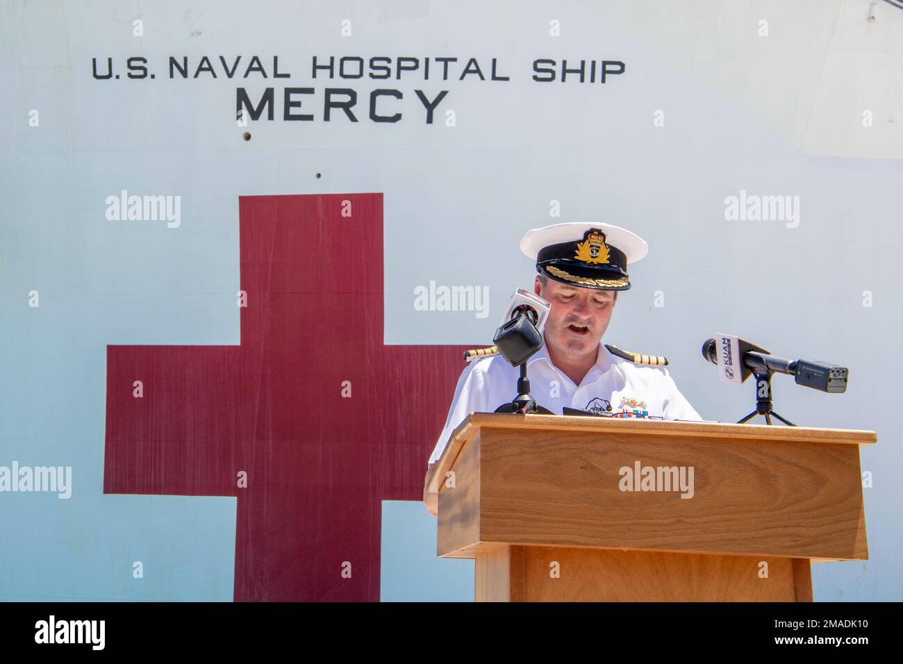 APRA HARBOR, GUAM (May 26, 2022) – Captain Charles Maynard of the Royal ...