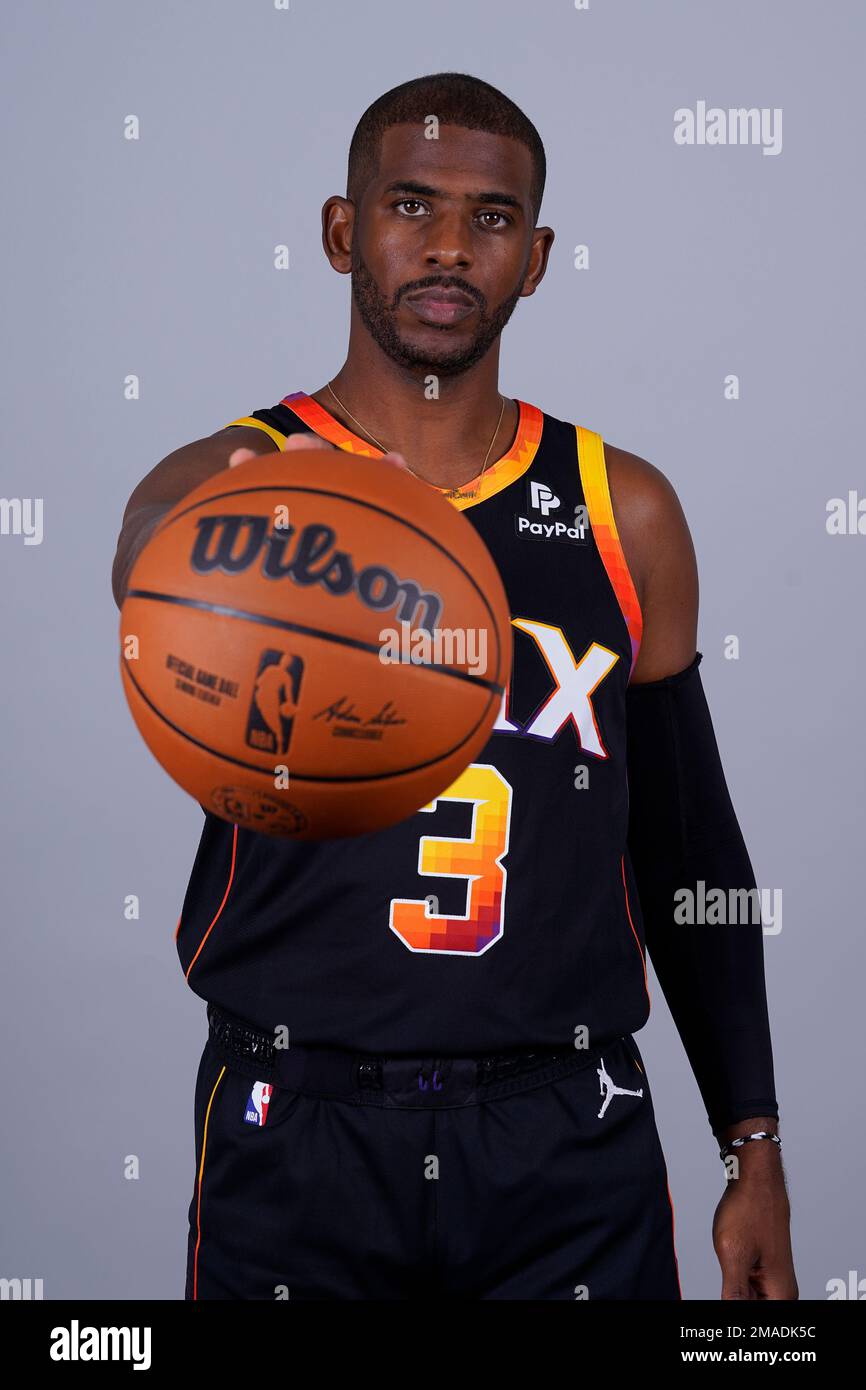 Phoenix Suns' Chris Paul poses for a photo during an NBA basketball ...