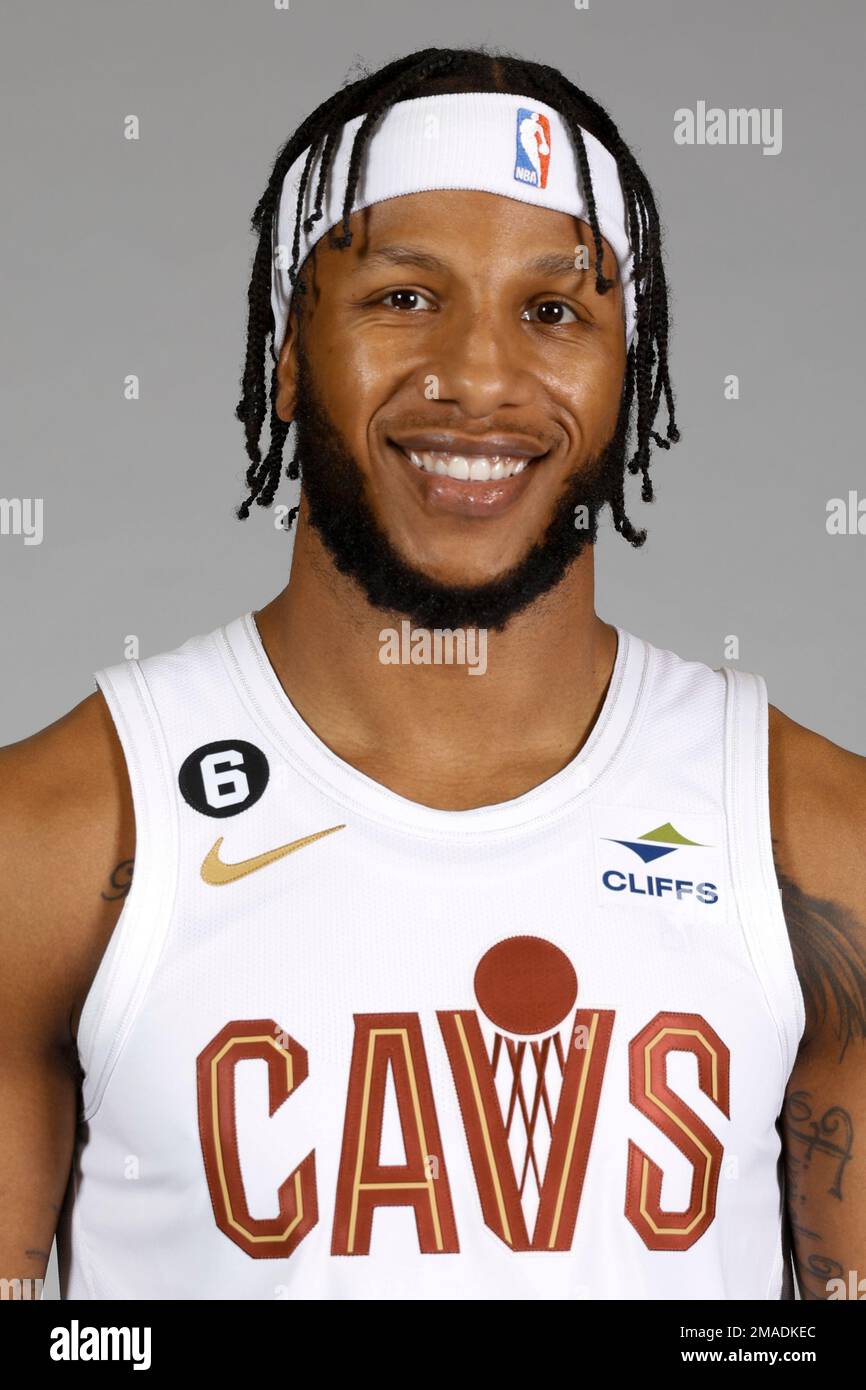 Cleveland Cavaliers forward Lamar Stevens poses for a portrait during ...