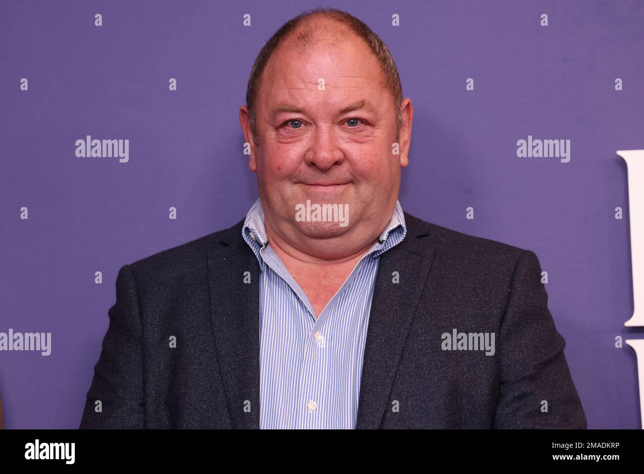 Mark Addy poses for photographers upon arrival at the premiere of the ...