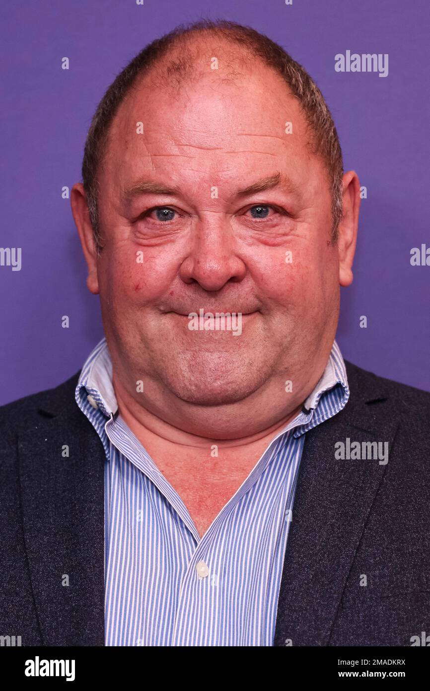 Mark Addy poses for photographers upon arrival at the premiere of the ...