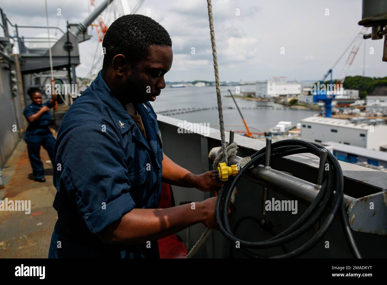 YOKOSUKA, Japan (May 26, 2022) Aerographer's Mate 2nd Class Terrence ...