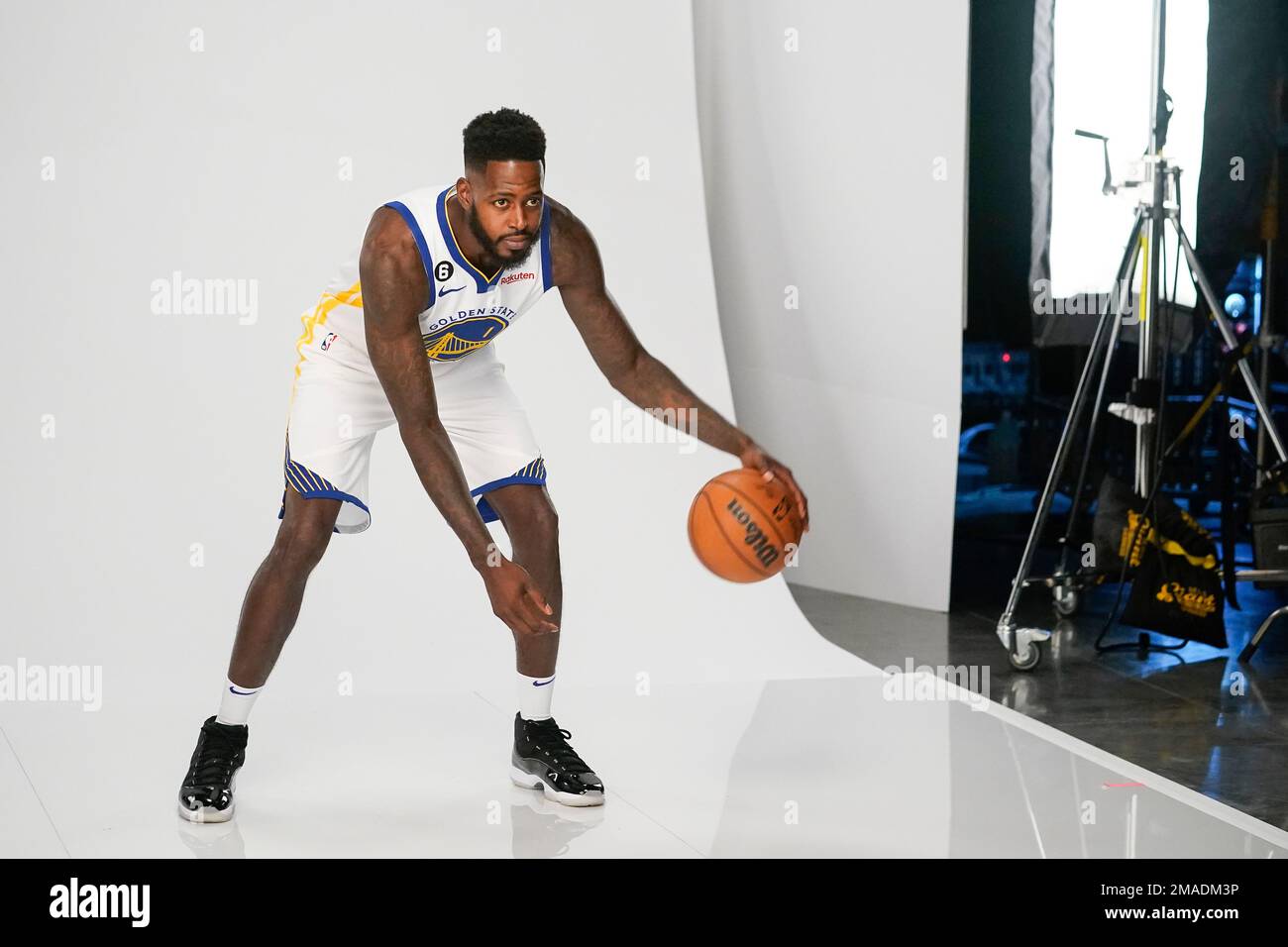 Golden State Warriors forward JaMychal Green poses for a photograph ...
