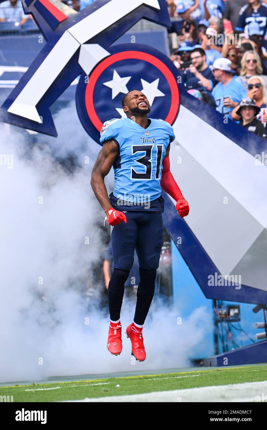 Tennessee Titans safety Kevin Byard (31) is introduced before an NFL ...