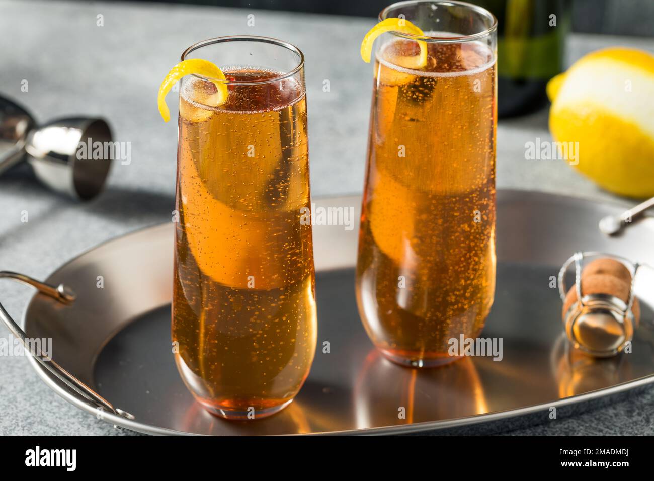 Kir royale champagne cocktail hi-res stock photography and images - Alamy