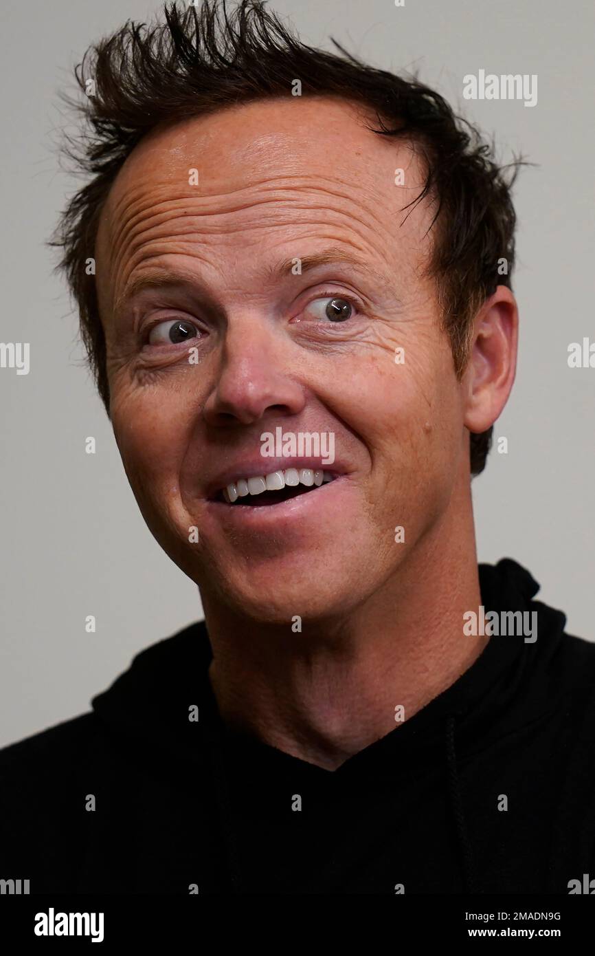 Utah Jazz's owner Ryan Smith speaks to reporters at a news conference ...