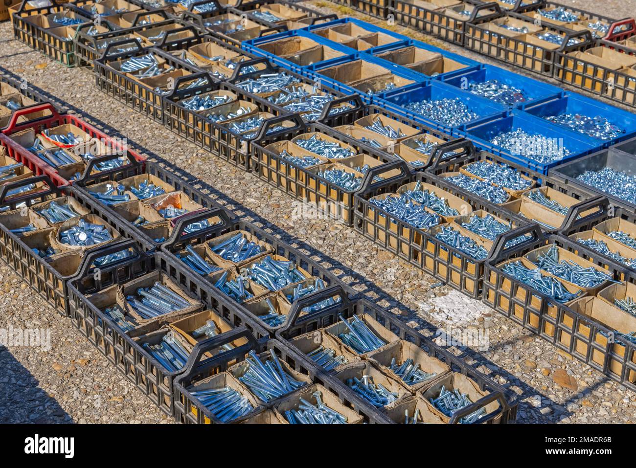 Many nuts bolts screws hi-res stock photography and images - Alamy