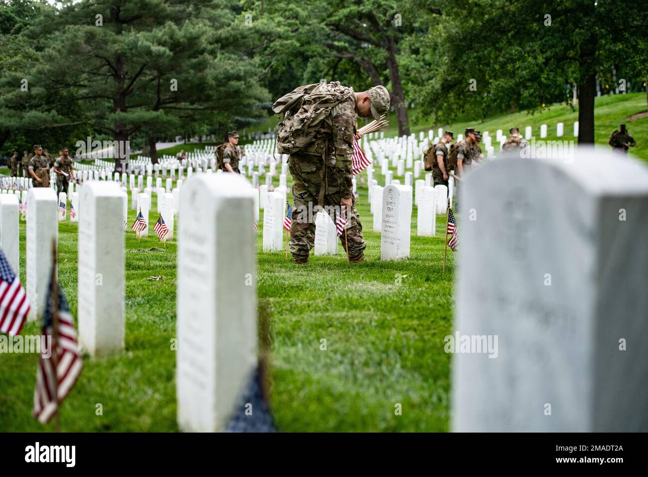 Headstones marine corps hi-res stock photography and images - Alamy