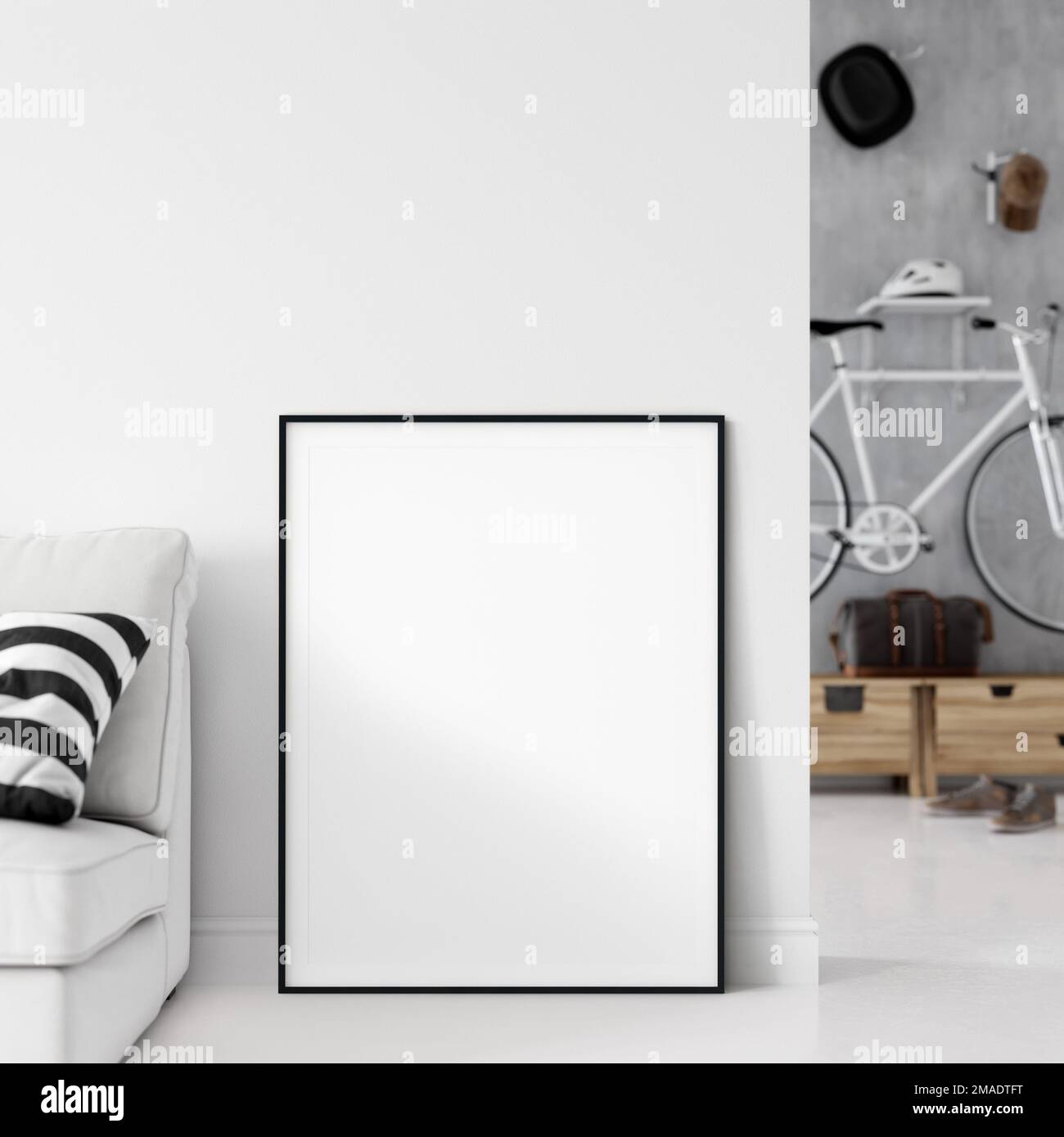 Mockup from interior room hi-res stock photography and images - Alamy