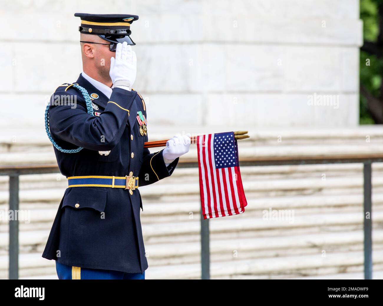 Soldiers from the 3d U.S. Infantry Regiment (The Old Guard) participate ...