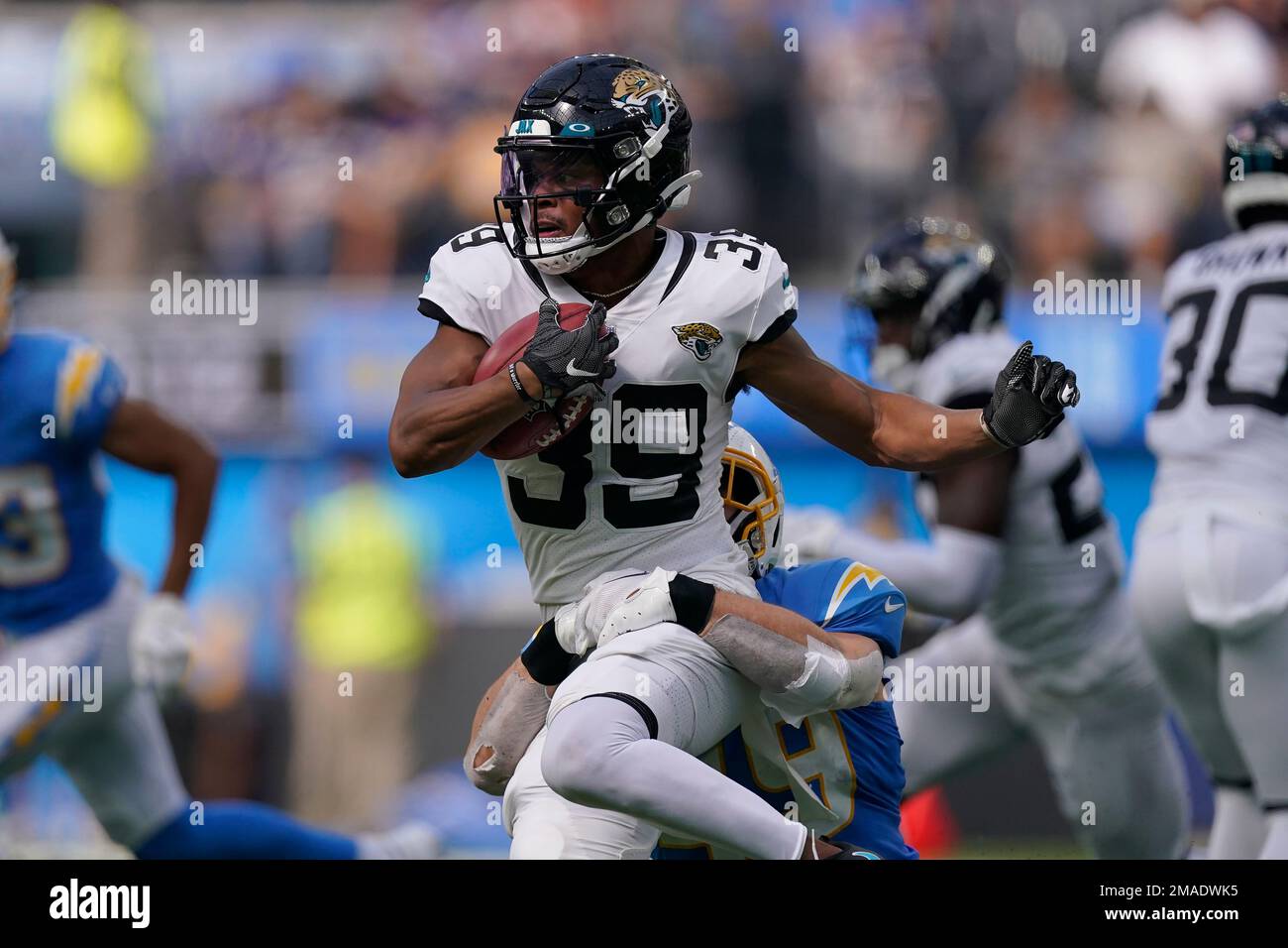 Jacksonville Jaguars wide receiver Jamal Agnew (39) runs against the ...