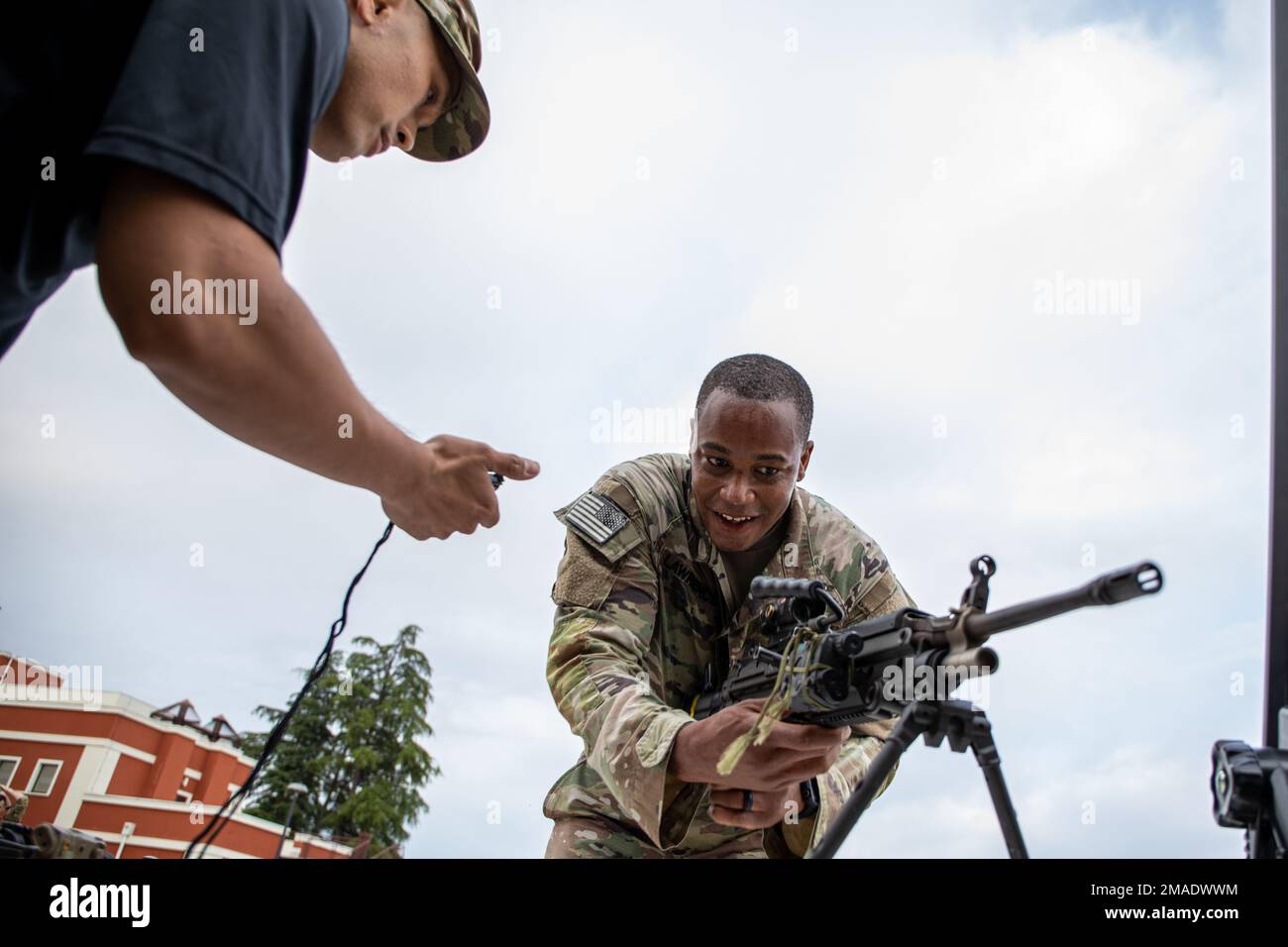 Staff Sgt. Lawrence Winston, an airborne paratrooper assigned to the ...