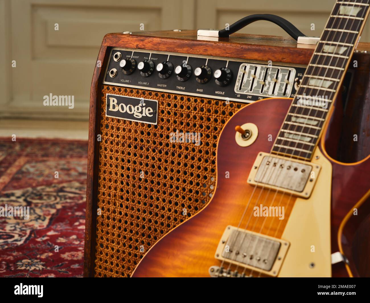 Vintage MESA Boogie guitar amplifier Stock Photo - Alamy