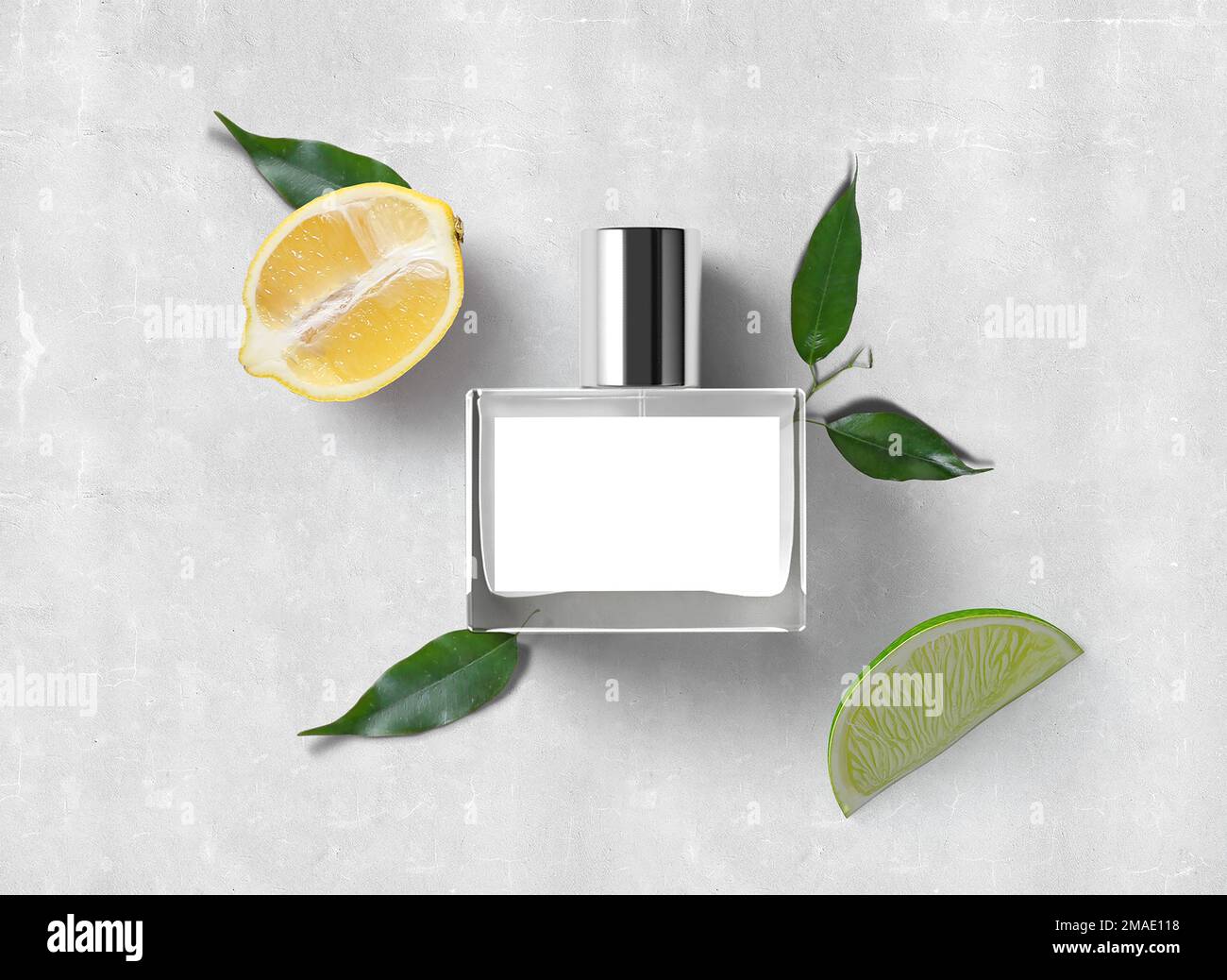 perfume with background for mockup Stock Photo - Alamy