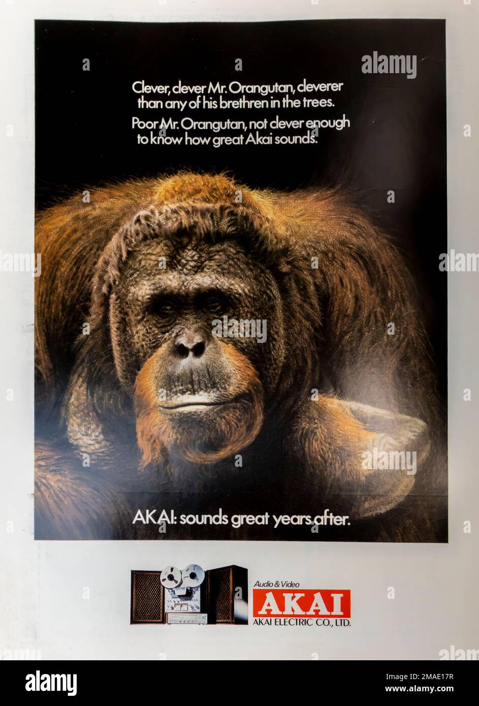 Akai ads hi-res stock photography and images - Alamy