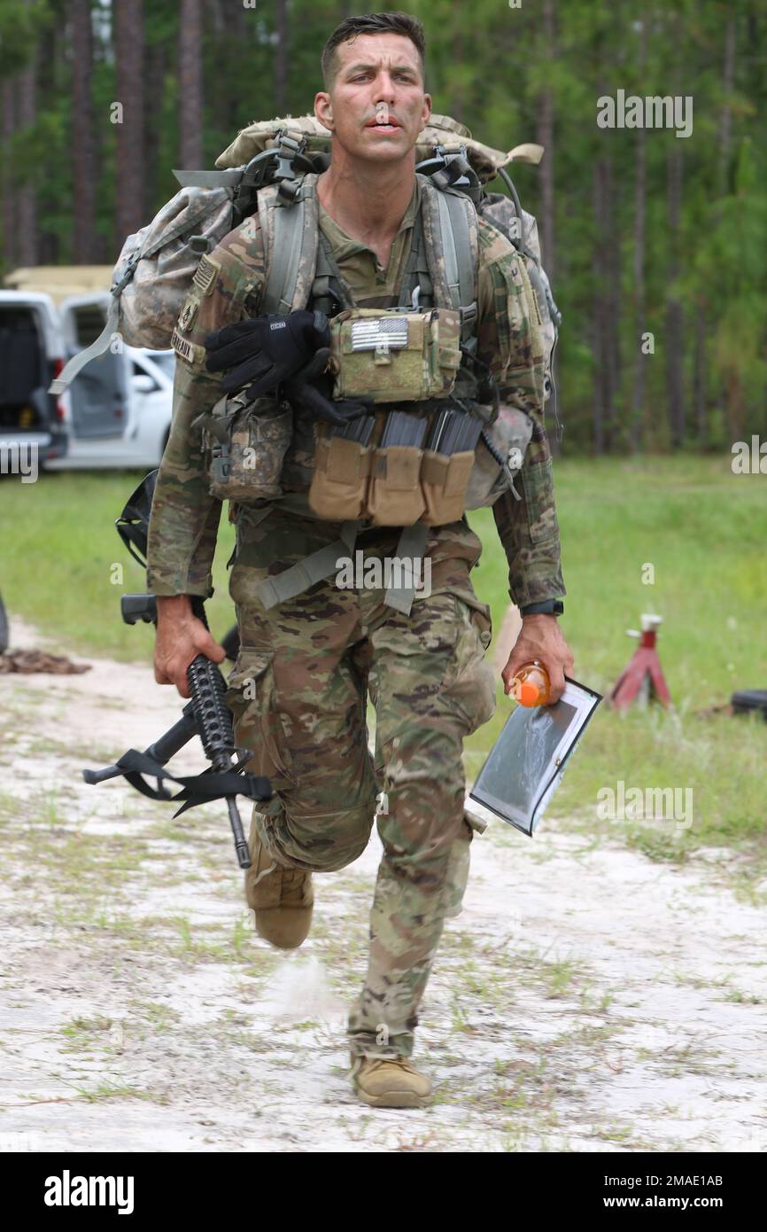 U.S. Army Sgt. 1st. Class Mk-Ada-Quet Genereaux, a combat medic ...