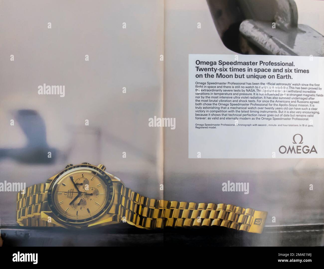 Omega speedmaster ads hi-res stock photography and images - Alamy