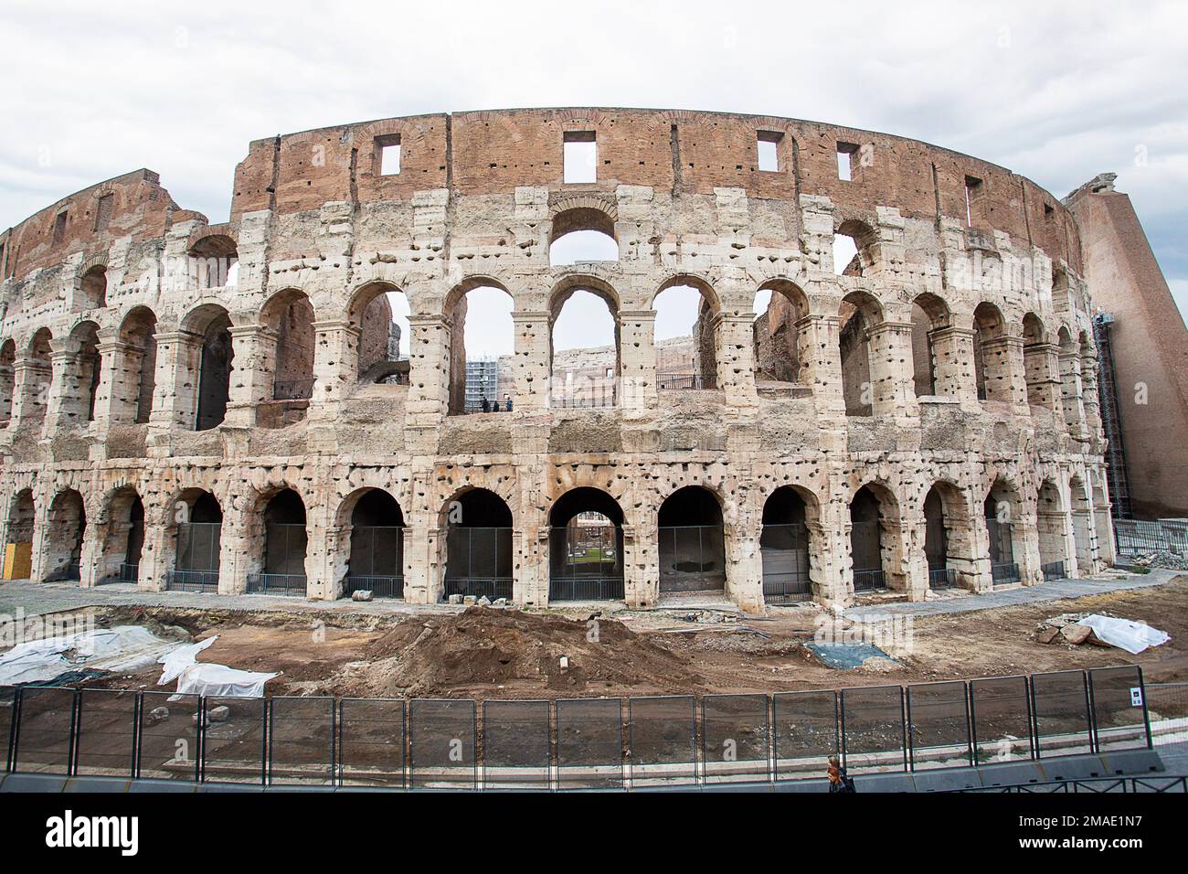 The Roman Colosseum exterior on a sunny day Stock Photo - Alamy