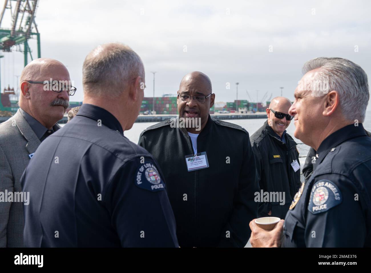 San Pedro, Calif. (May 26, 2022) U.S. Navy Rear Adm. Larry Watkins ...