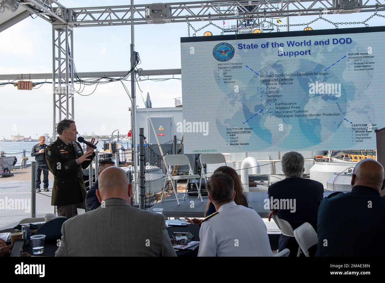 San Pedro, Calif. (May 26, 2022) U.S. Army Col. Duke Donohue, defense ...