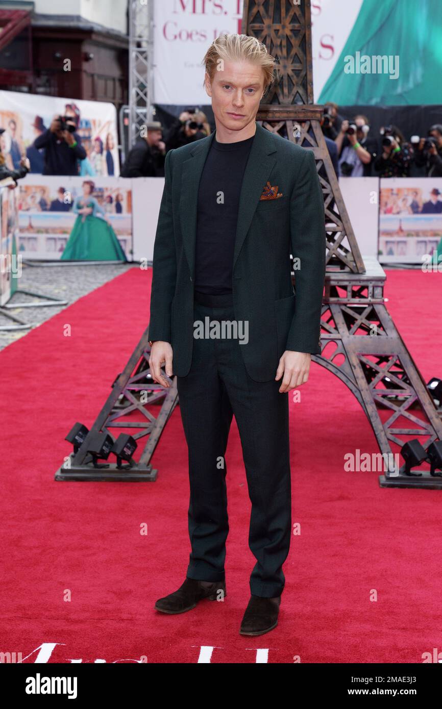 Freddie Fox poses for photographers upon arrival for the UK premiere of ...