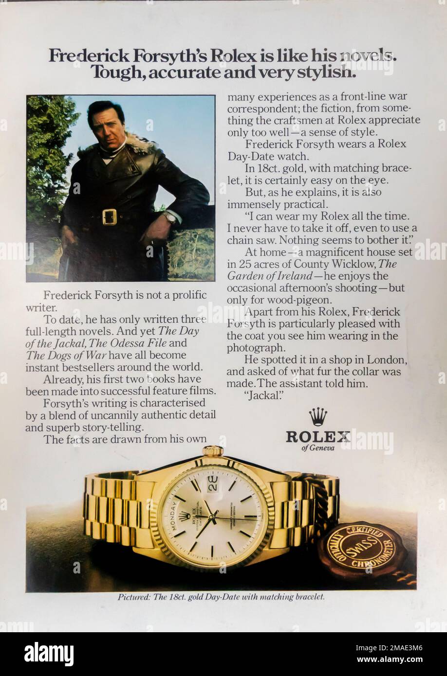 Rolex adverts hi-res stock photography and images - Alamy