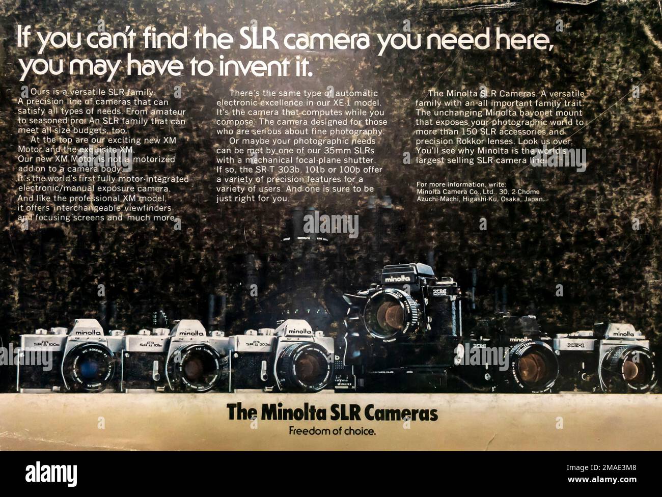 Slr cameras adverts hi-res stock photography and images - Alamy