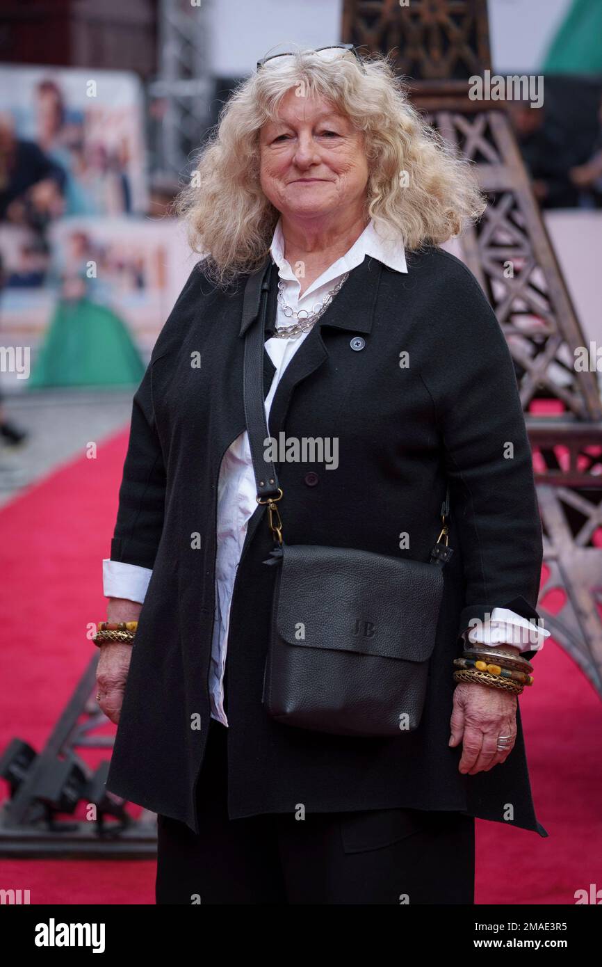 Jenny Beavan poses for photographers upon arrival for the UK premiere ...