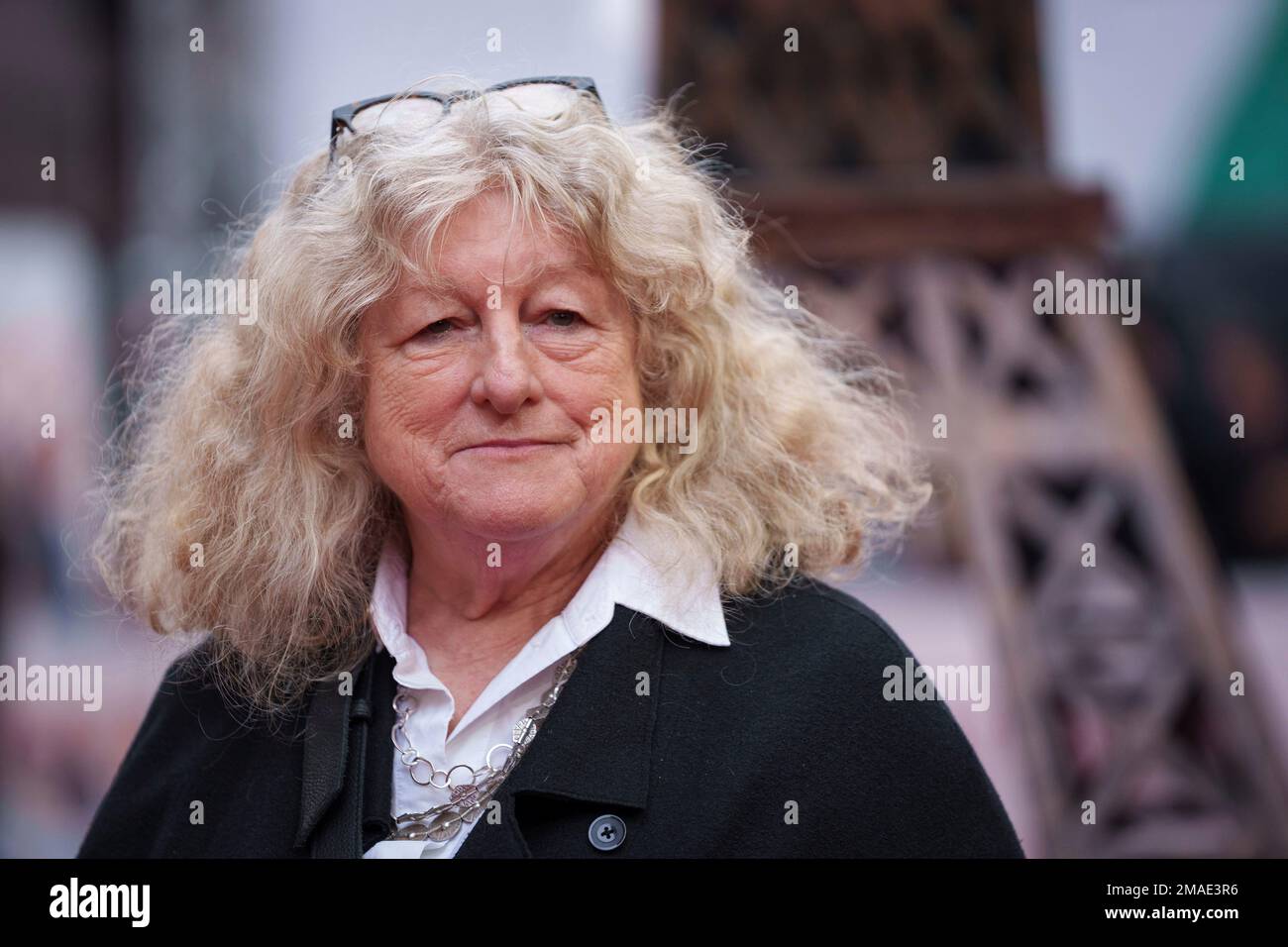 Jenny Beavan poses for photographers upon arrival for the UK premiere ...