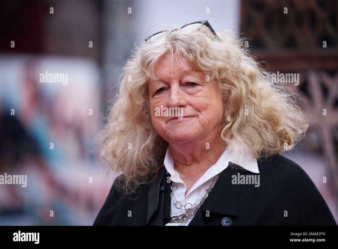 Jenny Beavan poses for photographers upon arrival for the UK premiere ...