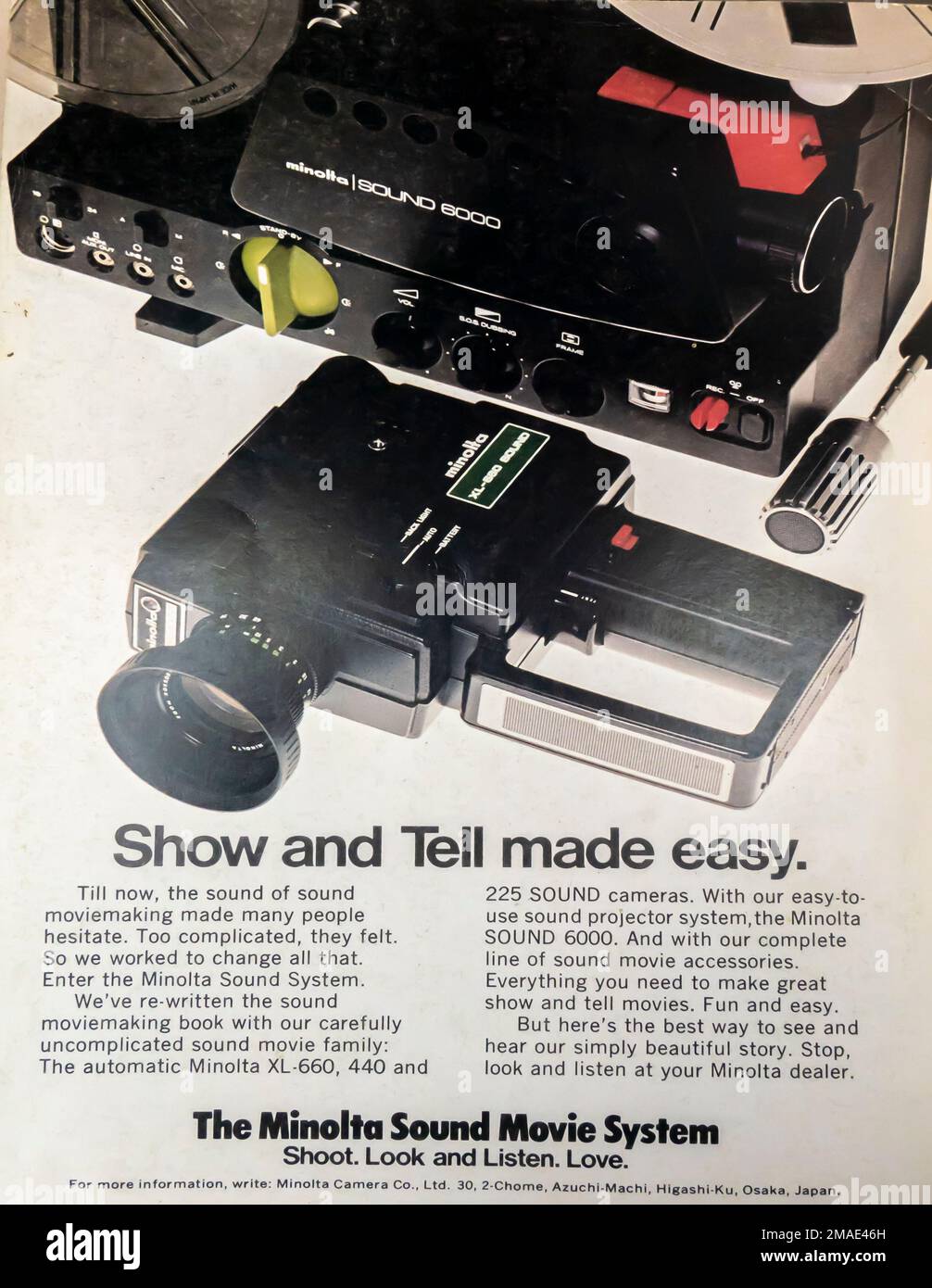 Minolta ads hi-res stock photography and images - Alamy