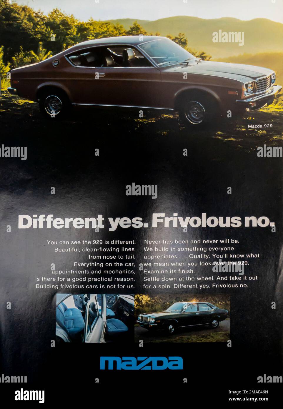 Mazda adverts hi-res stock photography and images - Alamy