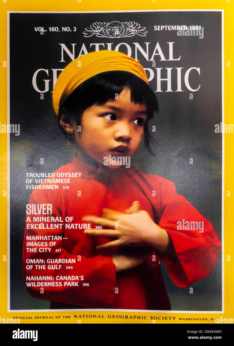 National Geographic magazine cover September 1981 Stock Photo - Alamy