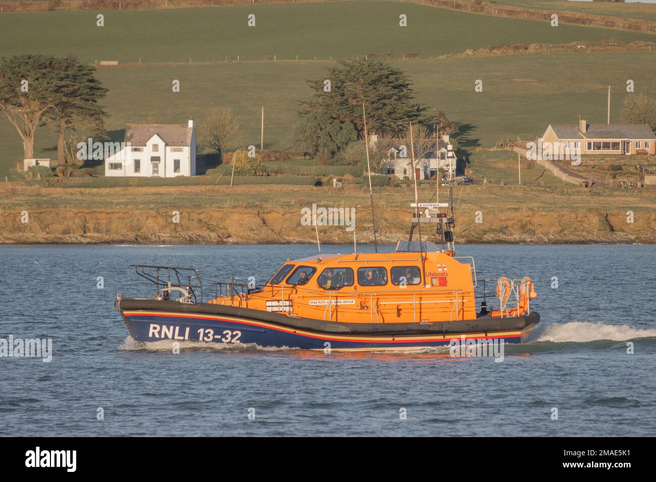 Shannon class lifeboat in Courtmacsherry Stock Photo - Alamy