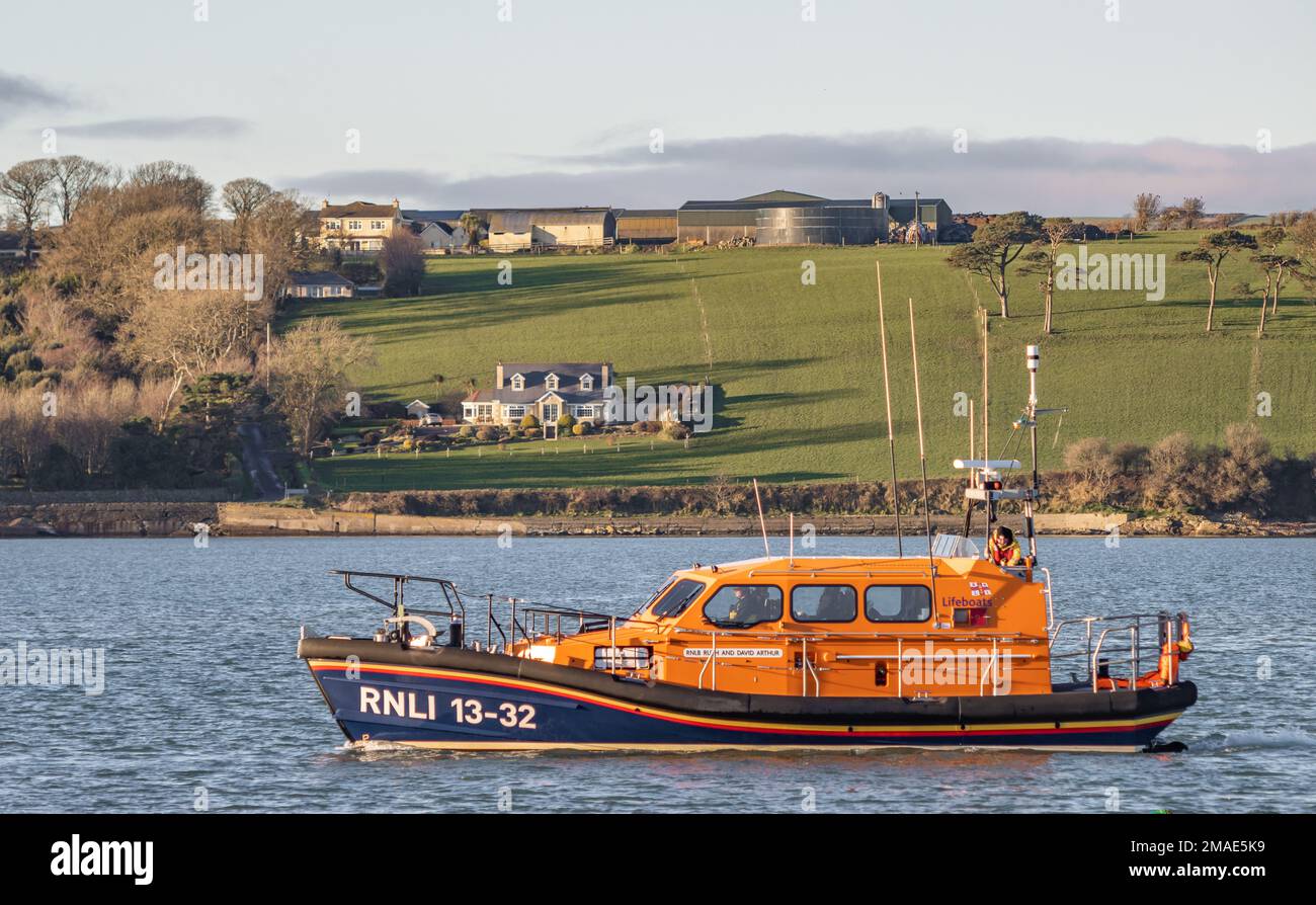 Shannon class lifeboat in Courtmacsherry Stock Photo - Alamy
