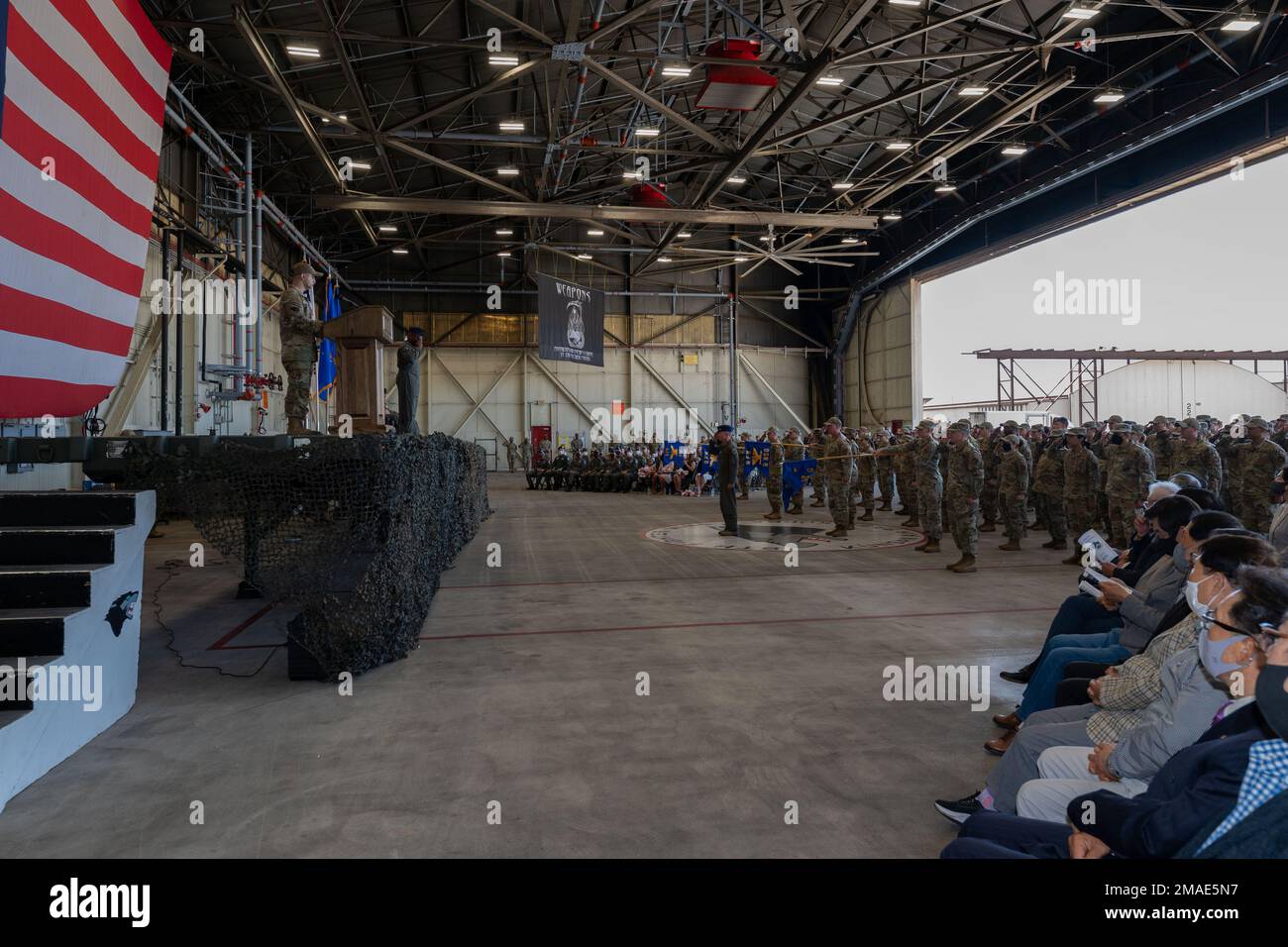 The Wolf Pack Airmen salutes their new 8th Fighter Wing commander for ...